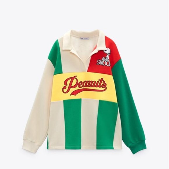 Zara | Tops | Zara Peanuts Snoopy Sweatshirt Size S | Poshmark
